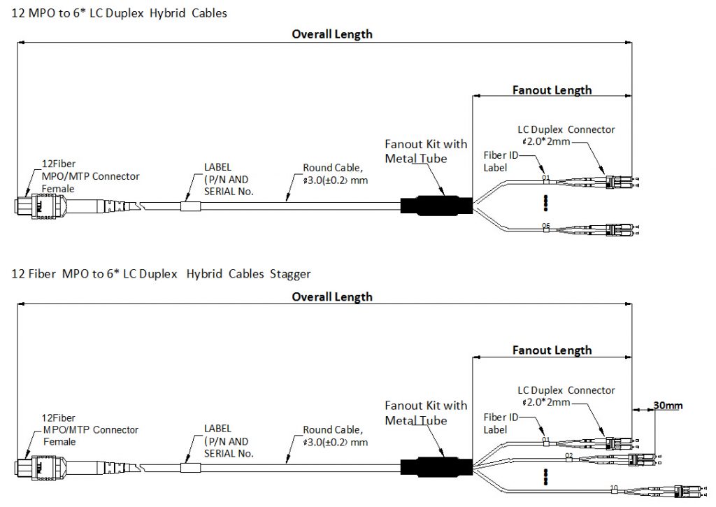 MPO MTP Cable Assemblies - Fiber Optic Cabling Management
